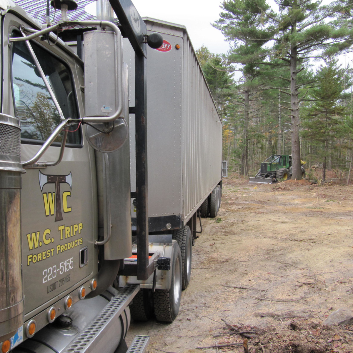 Chipper | Gallery | Maine Logging, Timber Harvesting, and Forest Management
