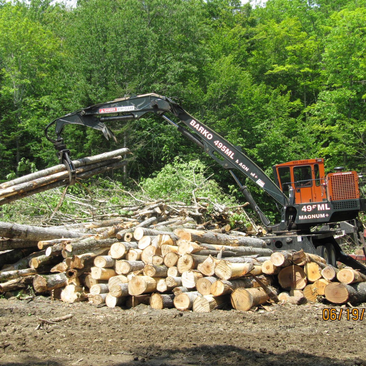 Slasher/Delimber/Crane | Gallery | Maine Logging, Timber Harvesting ...