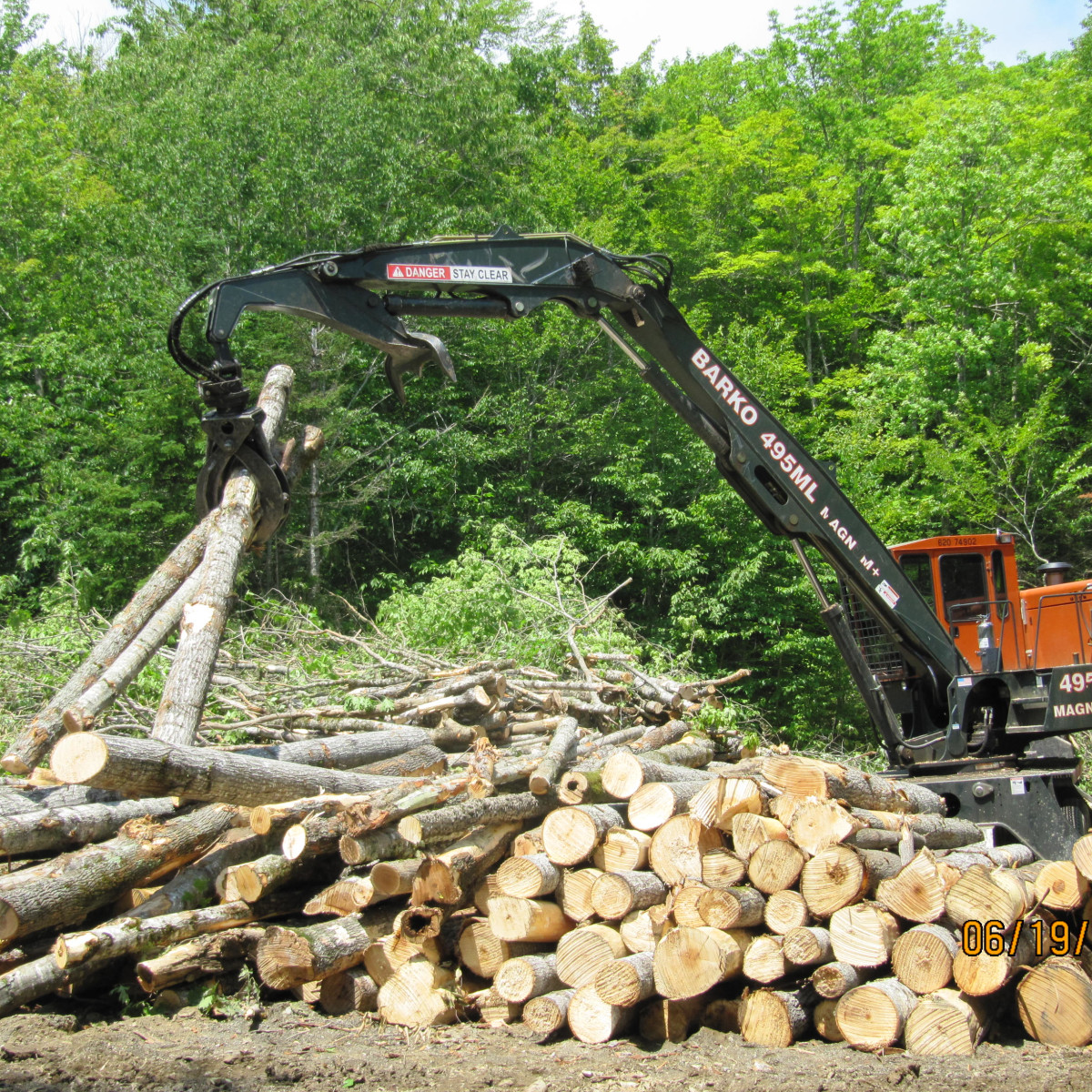 Slasher/Delimber/Crane | Gallery | Maine Logging, Timber Harvesting ...