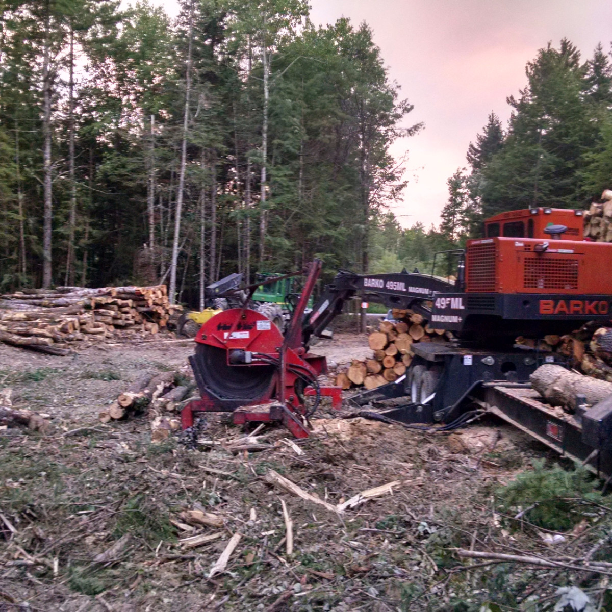 Slasher/Delimber/Crane | Gallery | Maine Logging, Timber Harvesting ...