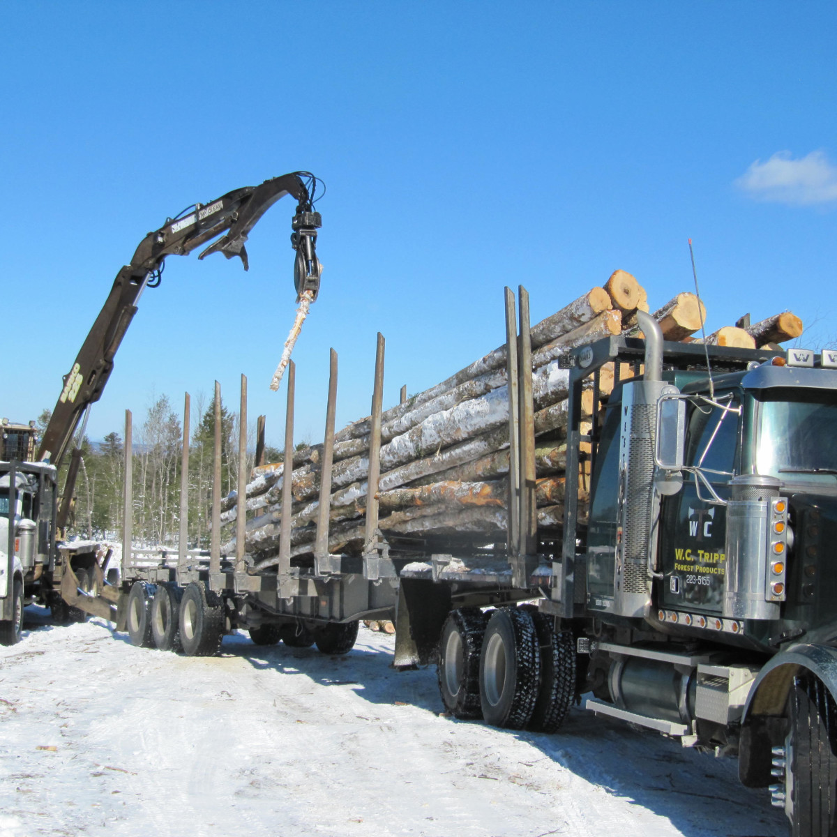 Winter Loads | Gallery | Maine Logging, Timber Harvesting, and Forest ...